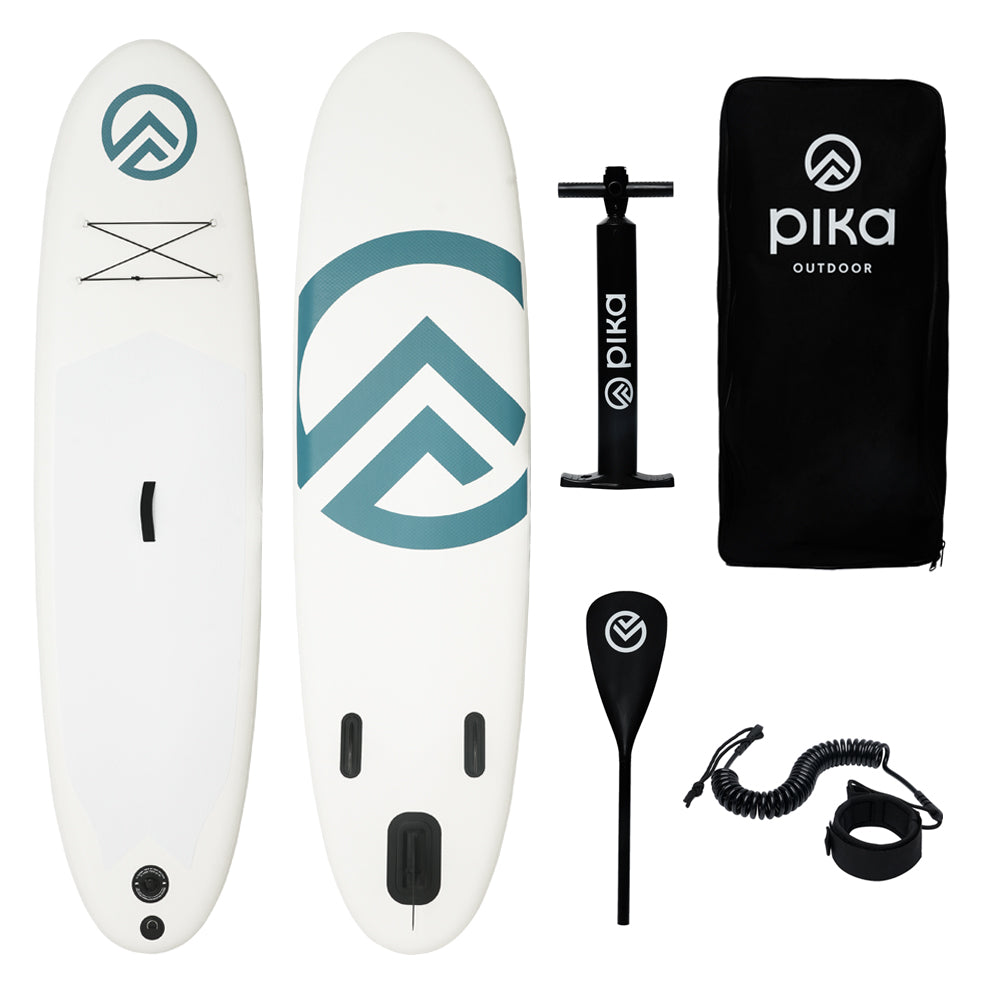 Pika - 10' Inflatable SUP Paddleboard (White)